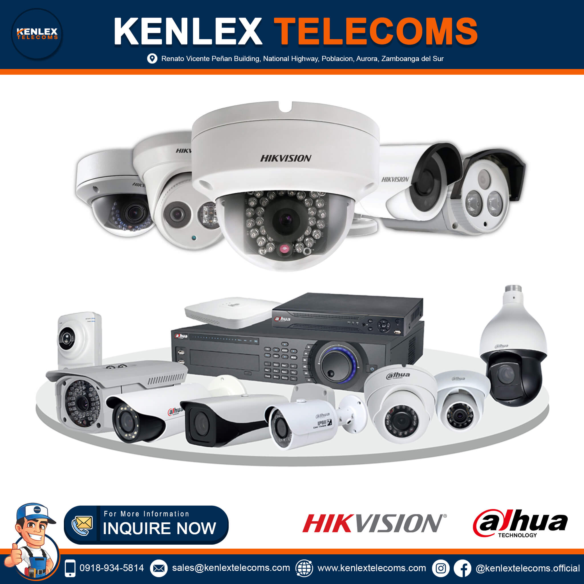 CCTV Surveillance System for Commercial & Residential Spaces